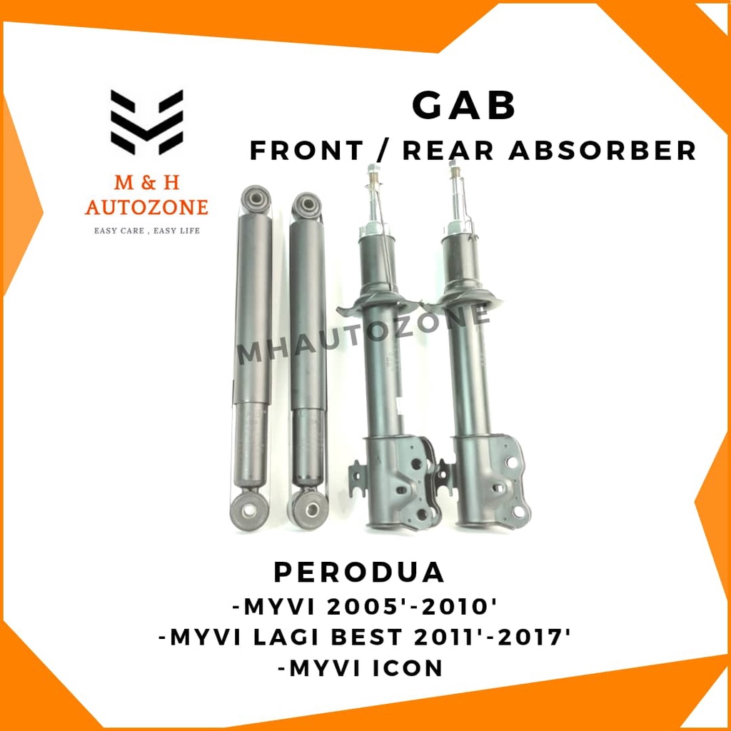 GAB ABSORBER PERODUA MYVI, MYVI LAGI BEST, MYVI ICON ABSORBER FRONT ...