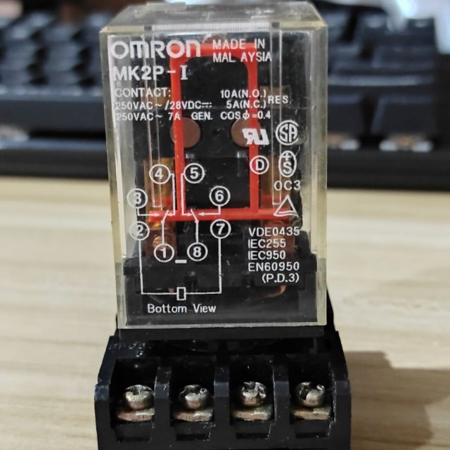 OMRON - Original Relay MK2P-I | Shopee Malaysia