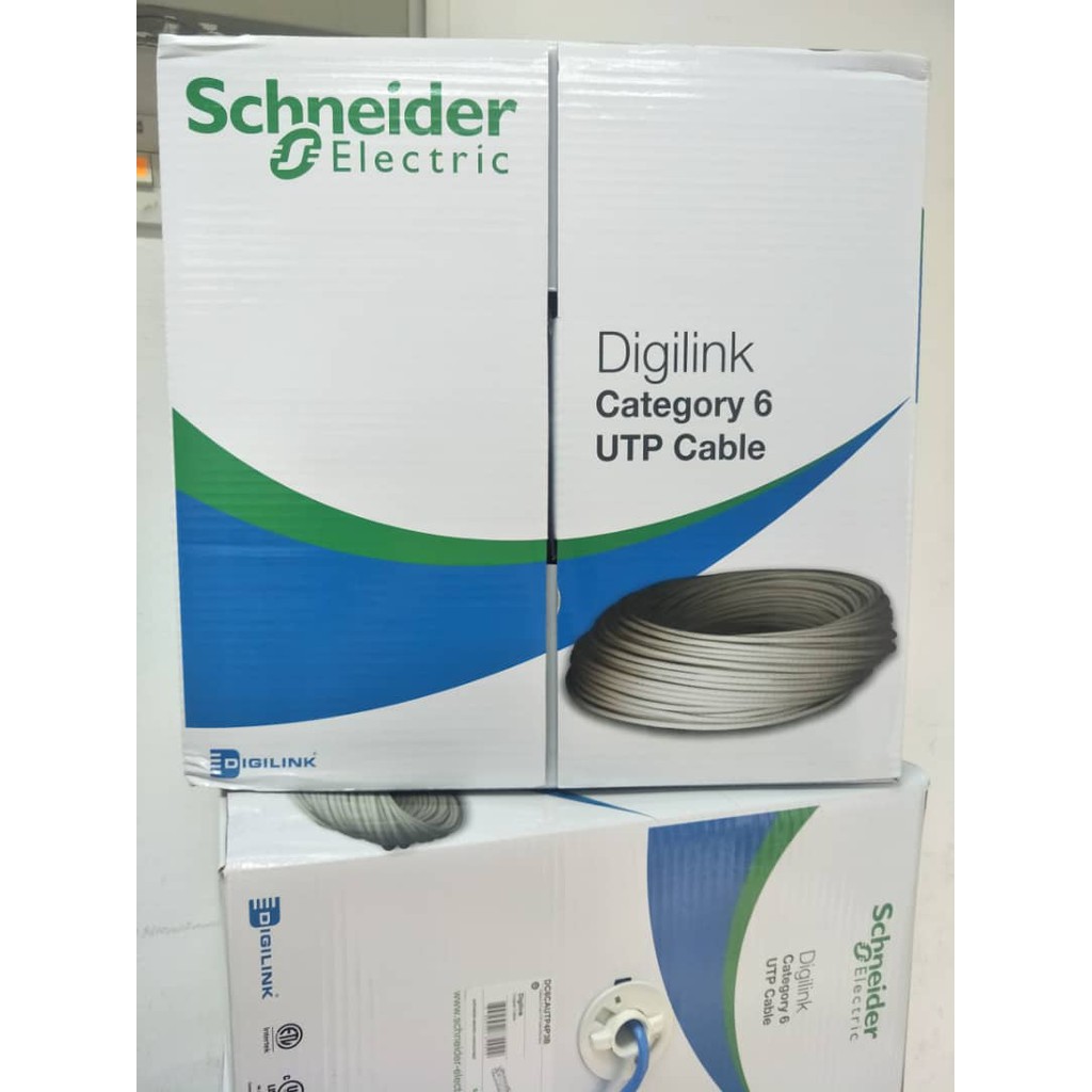 SCHNEIDER / HIK CAT6E COPPER NETWORK CABLE - 305M PER BOX DS-1LN6-UE-W ...