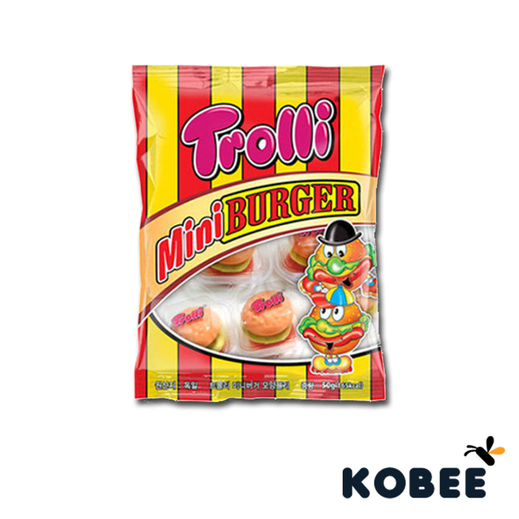 Trolli Mini Burger Gummy Jelly (50g) | Shopee Malaysia