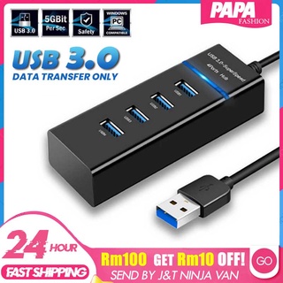 USB Hub3.0 Port Extension Cable Multi Splitter High Speed USB Adapter ...