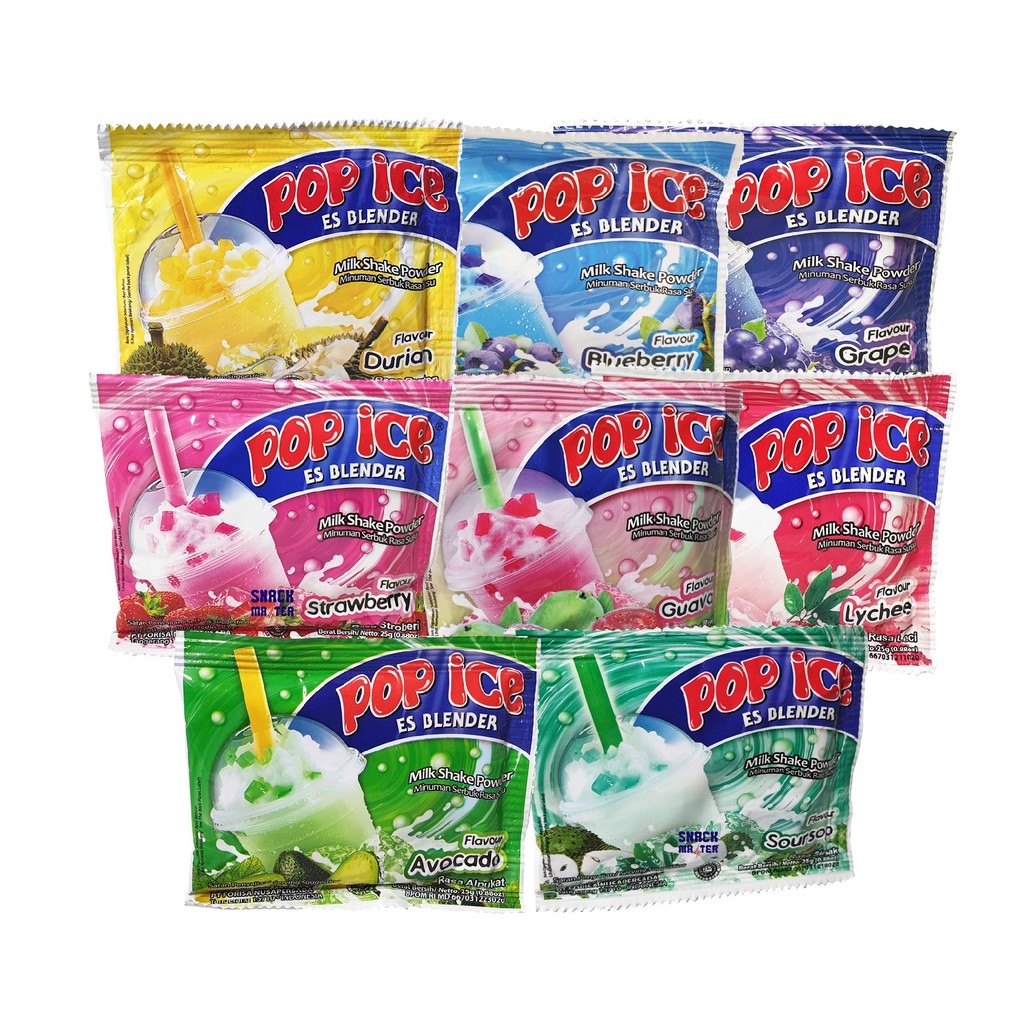 Pop Ice Blender Assorted Flavors 2- Netto 25 gr | Shopee Malaysia