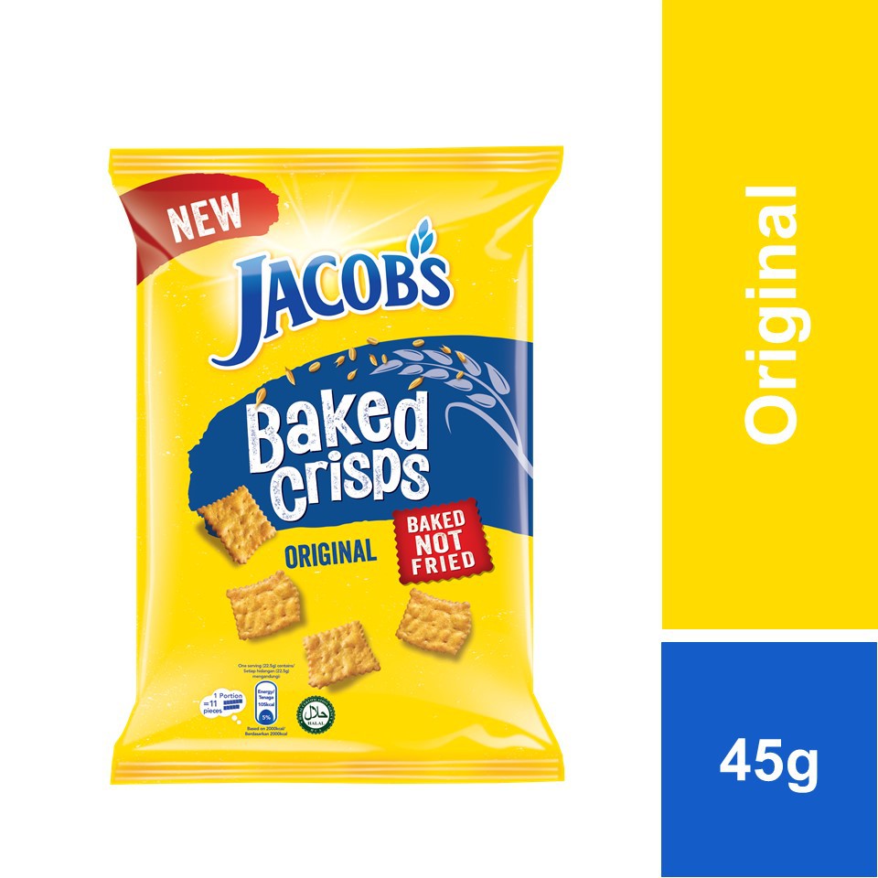 Jacob's Baked Crisps Original 45g | Shopee Malaysia