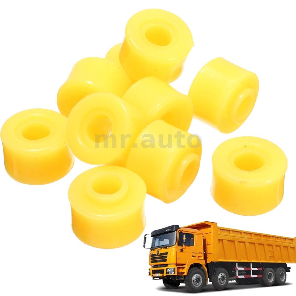 10x Yellow Rubber Shock Absorber Bushings Part For Auto Car OD 28mm ID ...