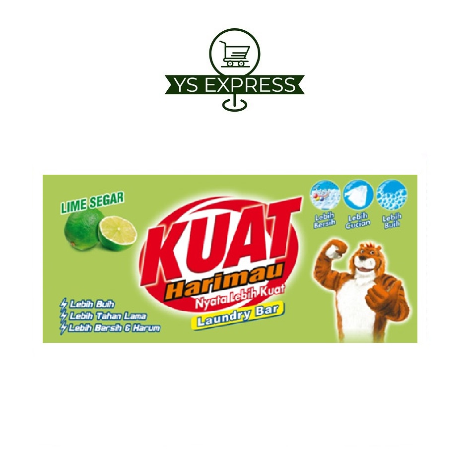 Kuat Harimau Laundry Bar 150G - Lime | Shopee Malaysia