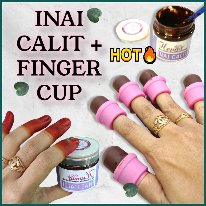 10PCS/set FINGER CAP Henna Cupping Nail Polish Remover Reusable Nail ...
