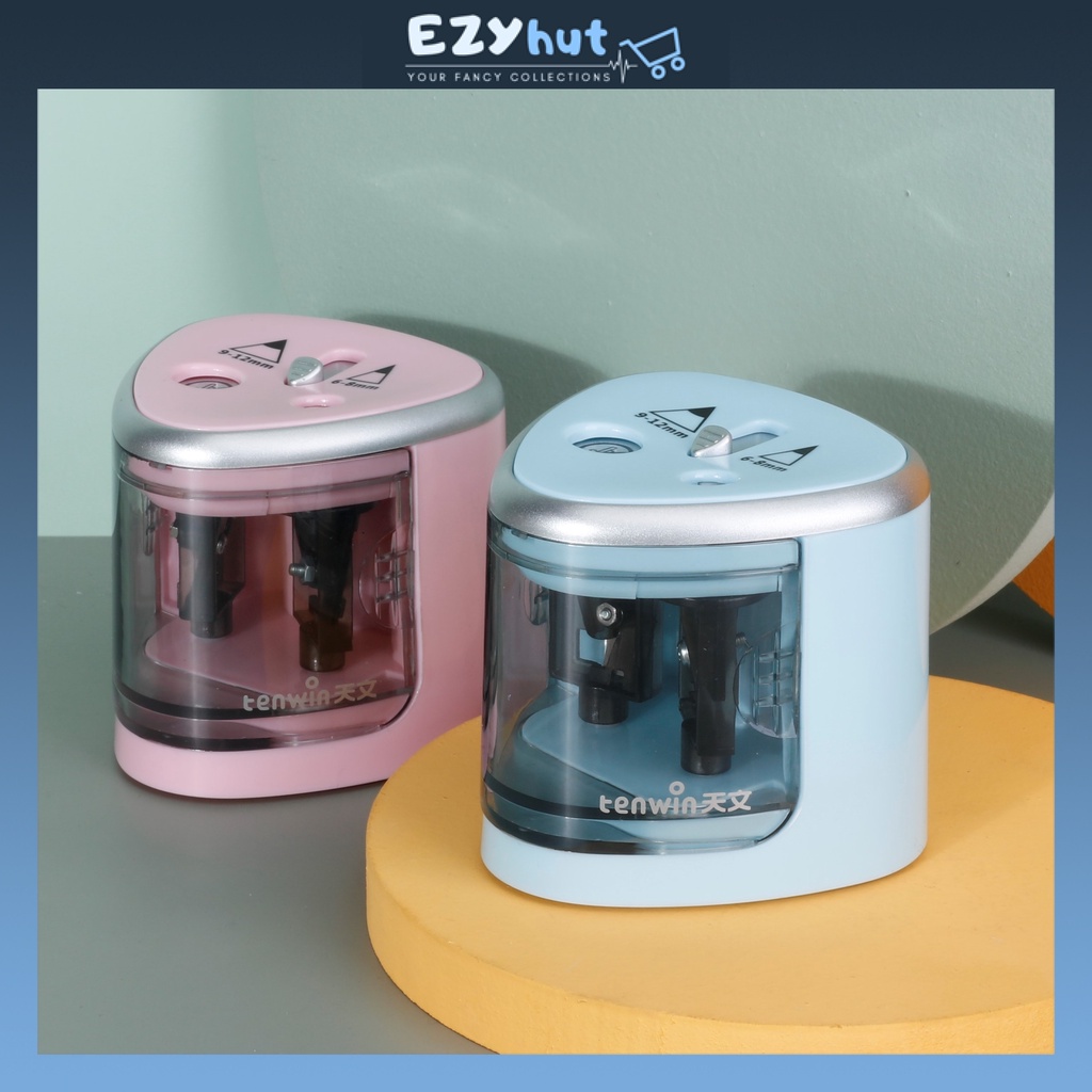 Electric Two Holes Pencil Sharpener Automatic Pencil Sharpeners Home ...