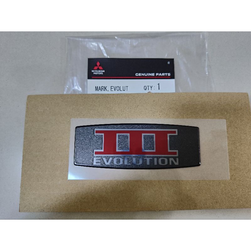 Mitsubishi evolution iii emblem original (evo 3) | Shopee Malaysia
