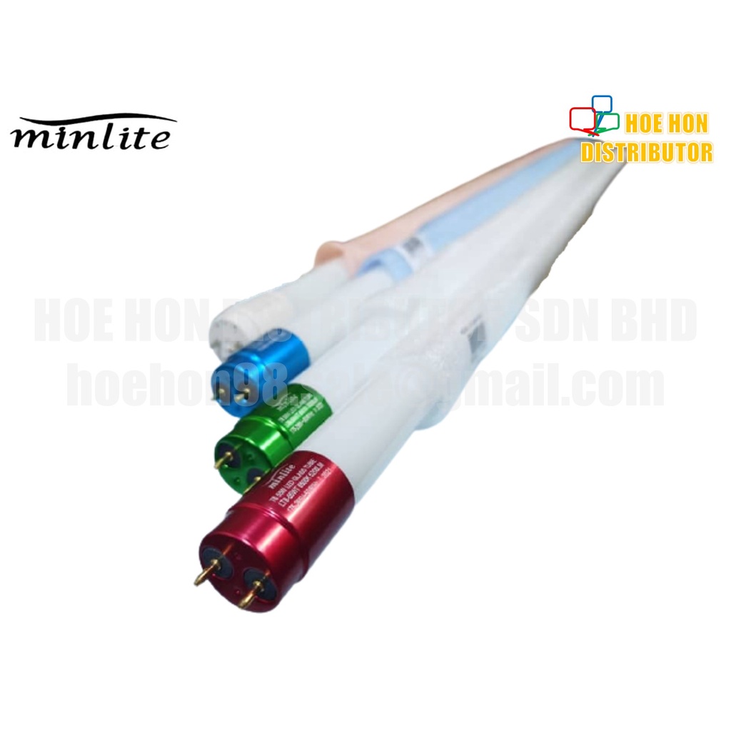 Minlite LED Lighting Glass Tube T8 Tiub Lampu Lamp 6500K 25w 35w 45w ...