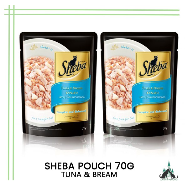 SHEBA POUCH TUNA & BREAM 70G | Shopee Malaysia