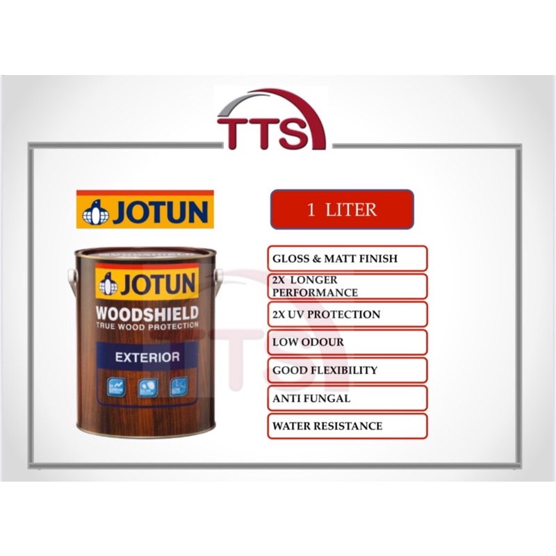 Jotun Woodshield exterior Gloss & Matt 1LT ( Varnish) | Shopee Malaysia
