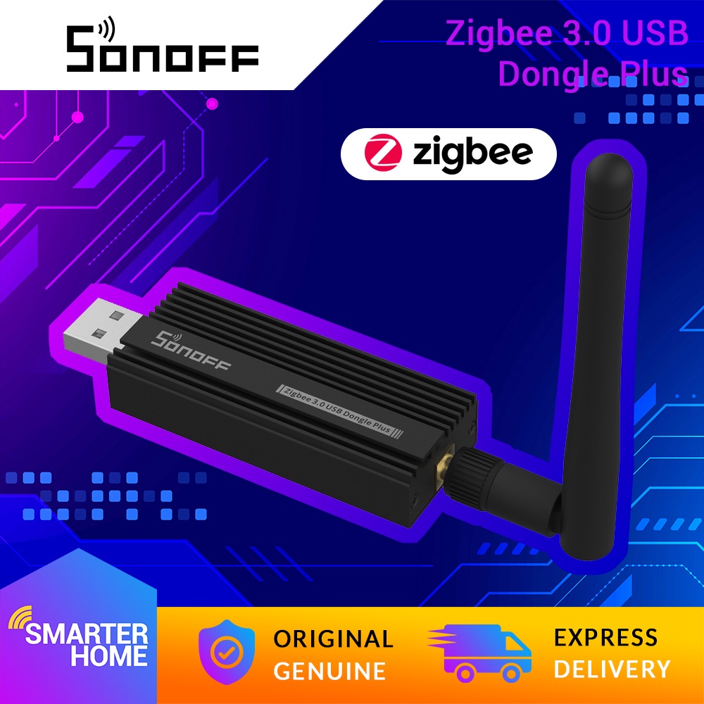 ⚡️ SONOFF Zigbee 3.0 USB Dongle Plus ZB Dongle-P Wireless Zigbee Gateway Analyzer, ZHA ...