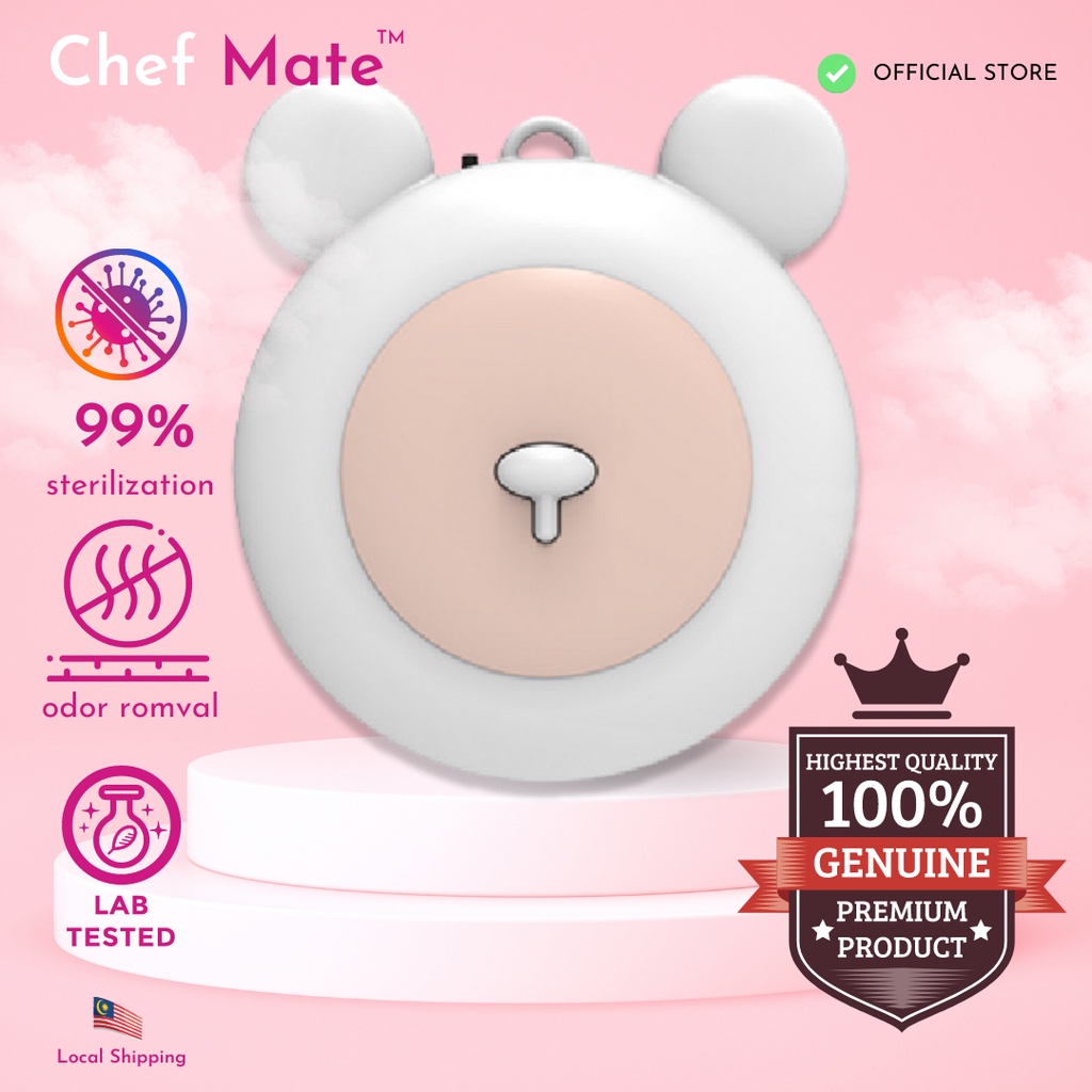 ChefMate Cute wearable portable air purifier necklace Air Purifier Anion Wearable Air Purifier ...