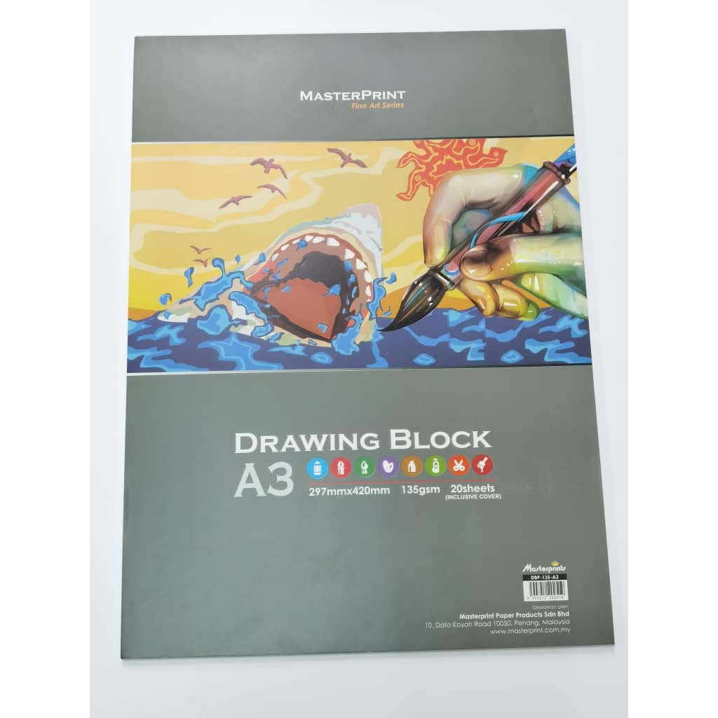 MasterPrint A3 Drawing Block 20sheets | Shopee Malaysia