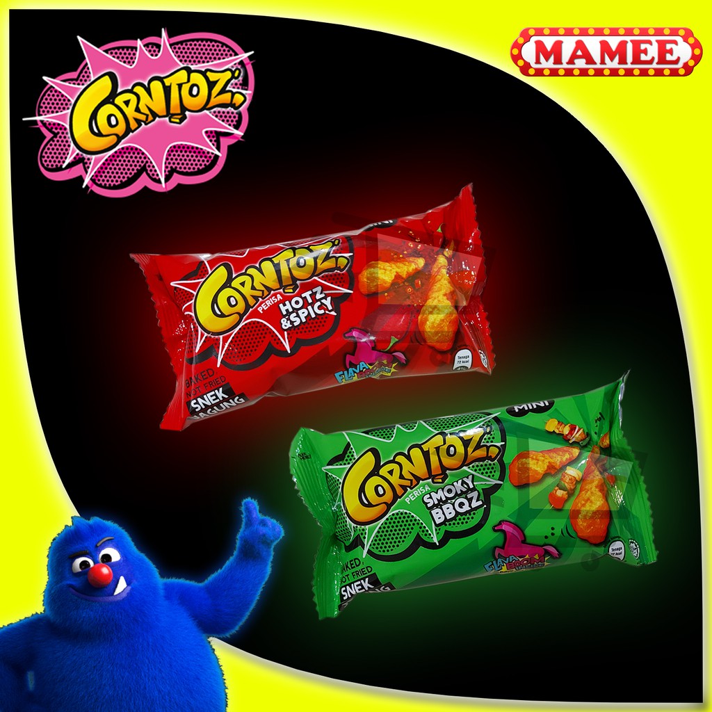 Corntoz Mini Snek Jagung Hotz and Spicy, Smoky BBQz | Shopee Malaysia