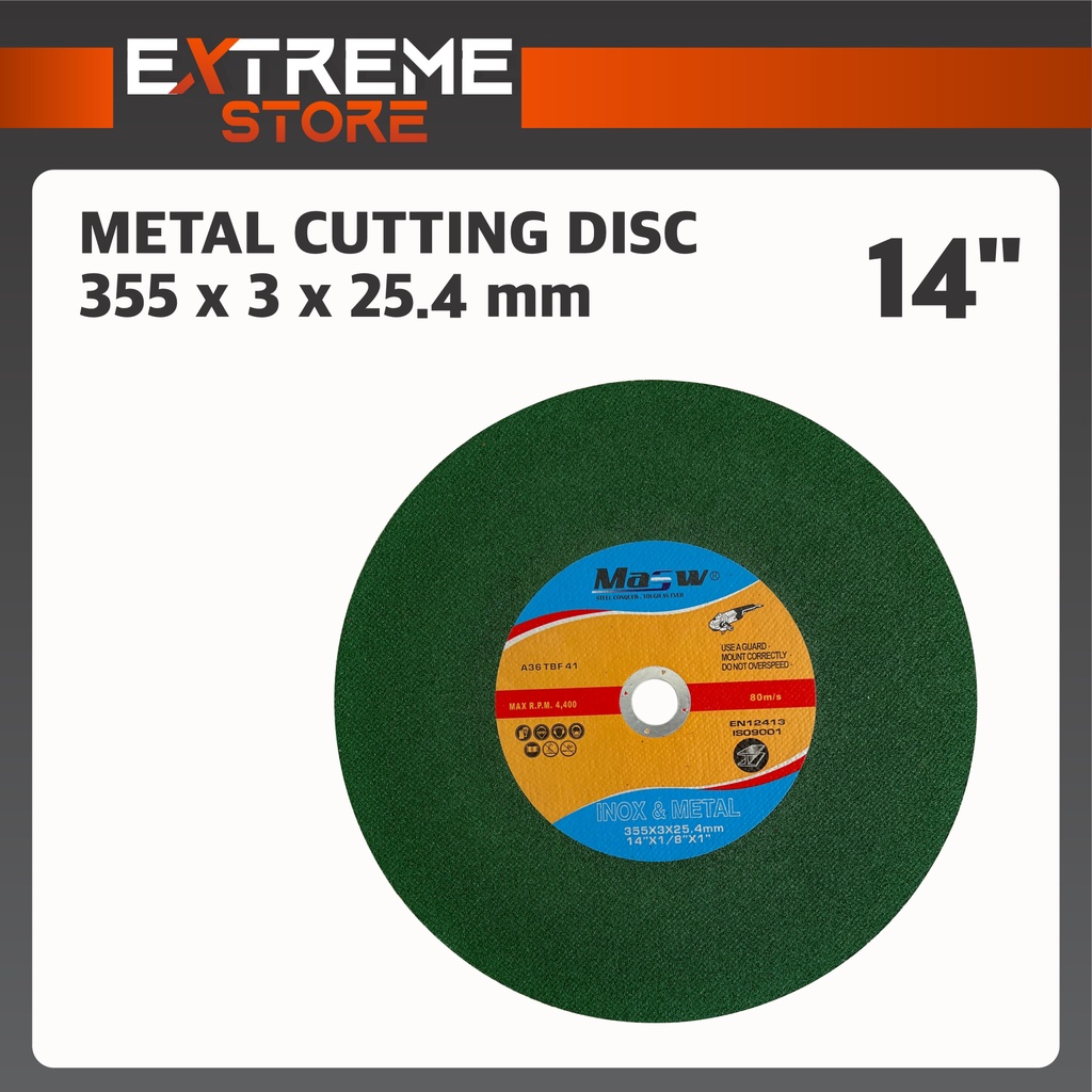 [READY STOCK] 14" Inch Metal Cutting Disc Economy Speed Netting ...