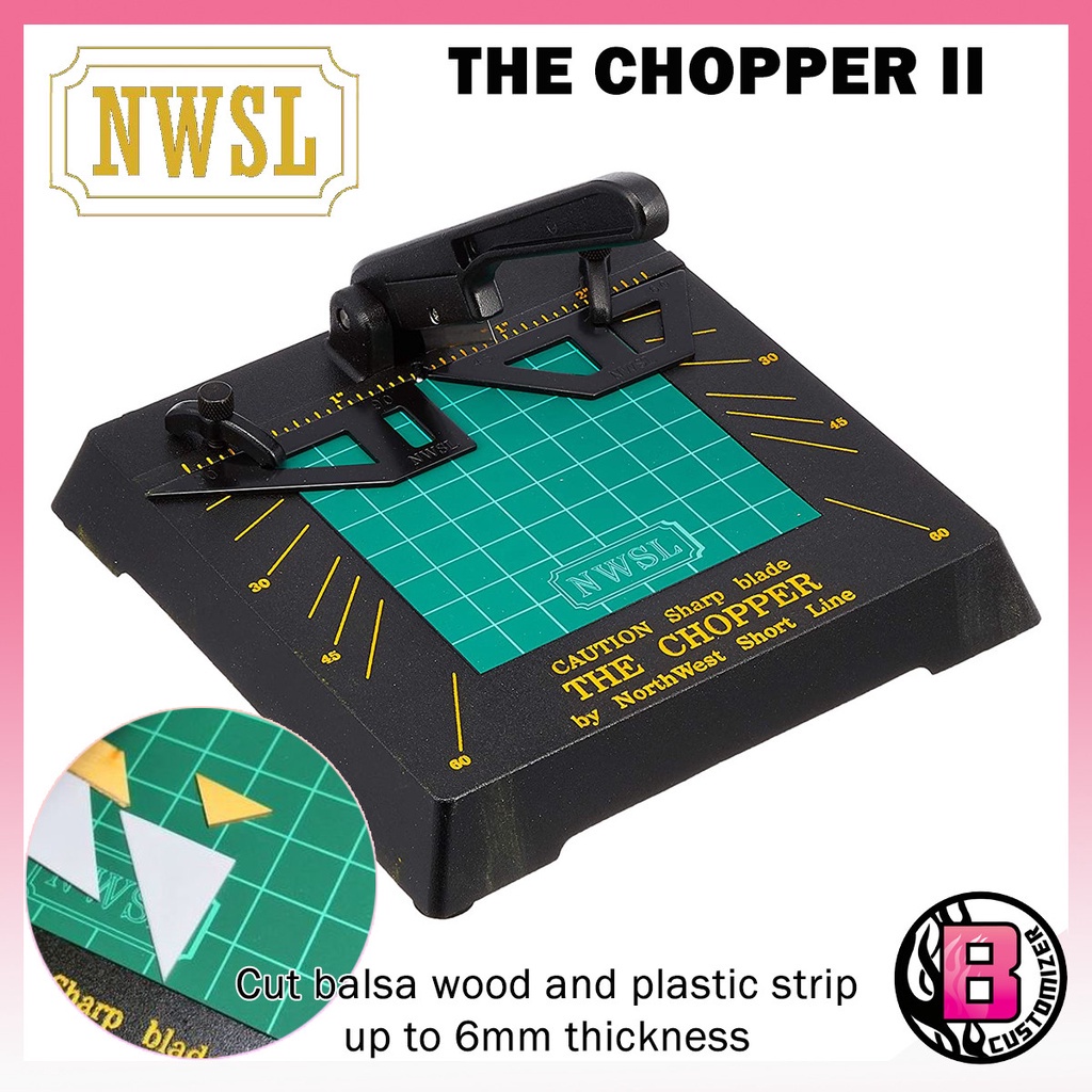 NWSL The Chopper II (Hobby material plastic and wood chopper) | Shopee ...