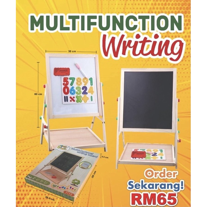 MULTIFUNCTION WRITING BOARD| PAPAN HITAM | PAPAN PUTIH | WHITEBOARD ...