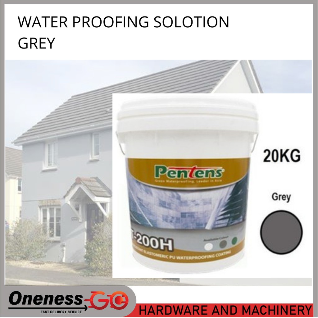 Pentens t200h 20kg grey uv resistant elastomeric pu waterproofing ...