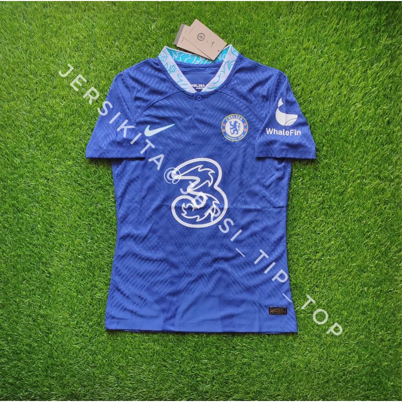 CHELSEA HOME 22/23 (PLAYER ISSUE) *SPONSOR WHALE FIN | Shopee Malaysia