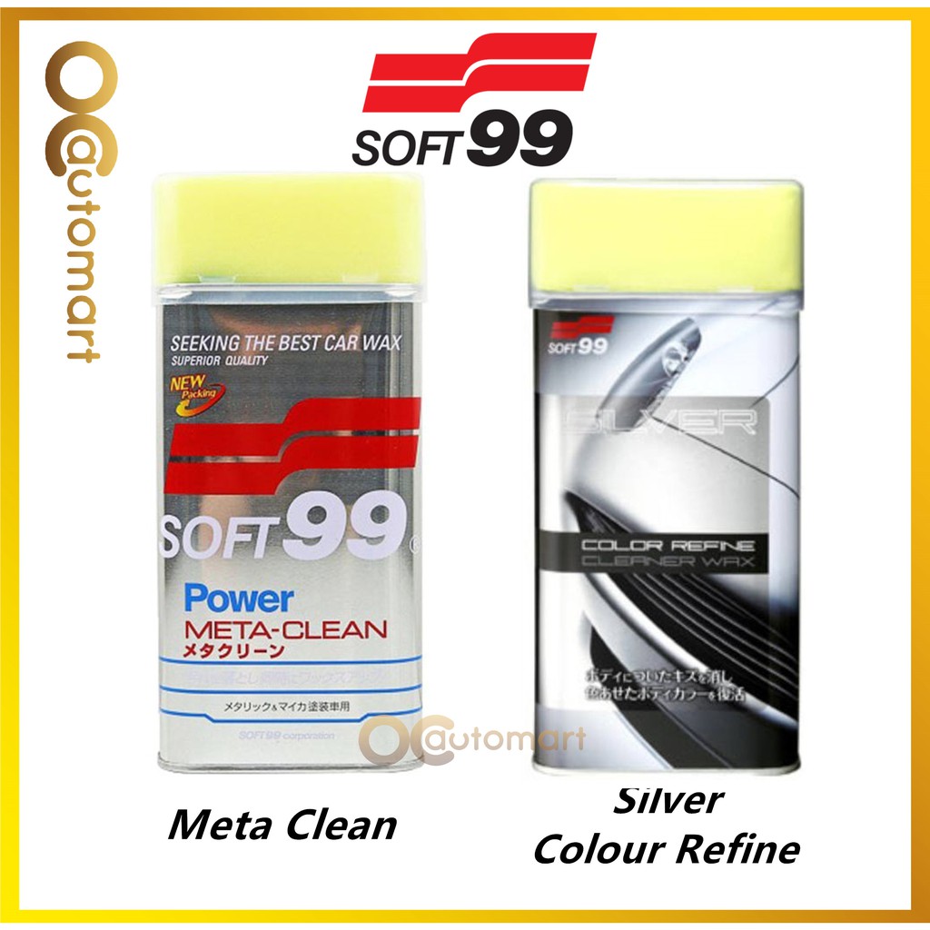 Soft 99 Meta-Clean Liquid Wax Or Silver Colour Refine 530ml | Shopee ...