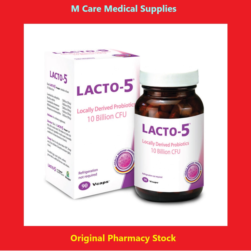 LACTO-5 Probiotics 10 Billion CFU (90vcaps) | Shopee Malaysia