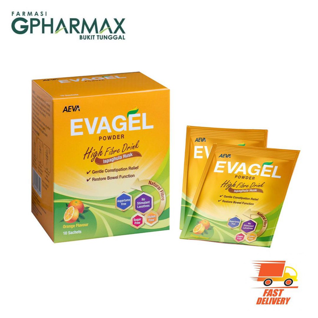 Eave evagel powder high fibre drink -orange flavour | BeeCost