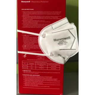 HONEYWELL N95 Folded Disposable Mask H910 PLUS 50 Pieces/Box (READY STOCK) Headloop, Topeng ...
