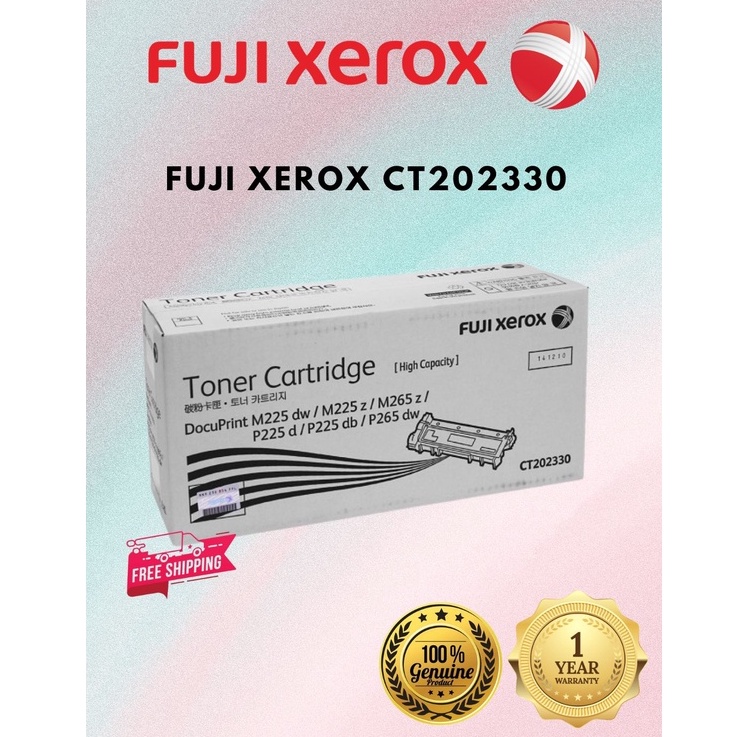 FUJI XEROX CT202330 ORIGINAL BLACK TONER CARTRIDGE | Shopee Malaysia