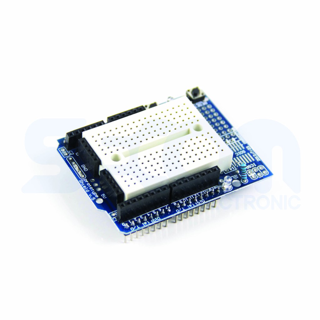 Arduino Proto Shield With Mini Breadboard Arduino Prototype Arduino 4283