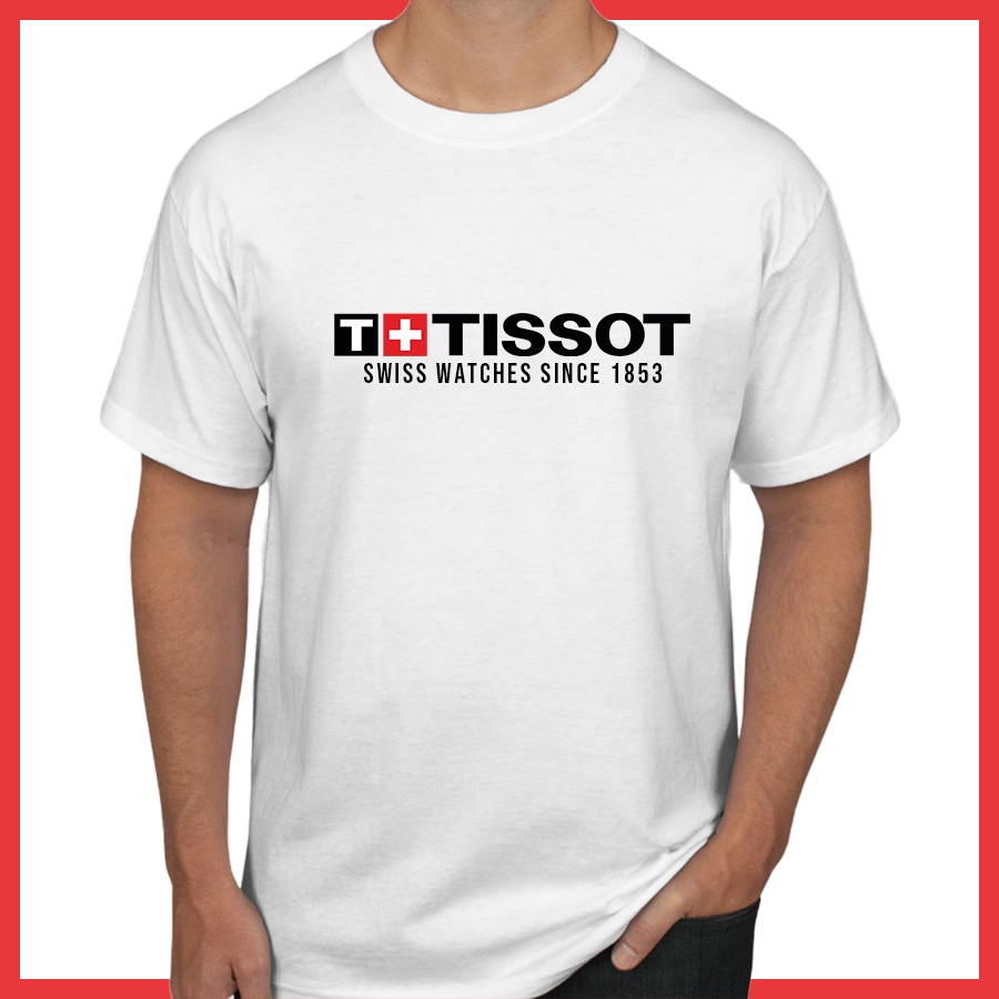 TShirt TISSOT T-Shirt Men / Women 100% Cotton | Shopee Malaysia