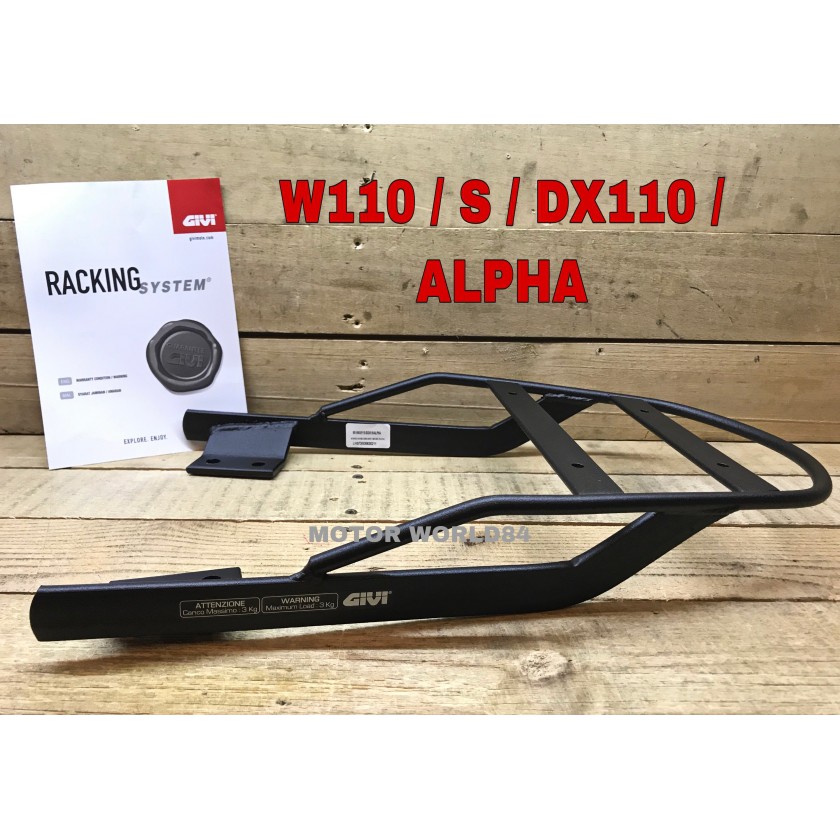 HONDA WAVE WAVE110 / S / DX110 / ALPHA / CX110 GIVI MONORACK ADVANCE ...