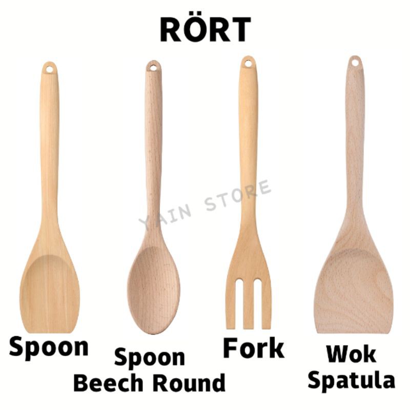 【Ready Stock】Branded 100% Original RÖRT RORT, Spoon/ Spoon Beech Round ...