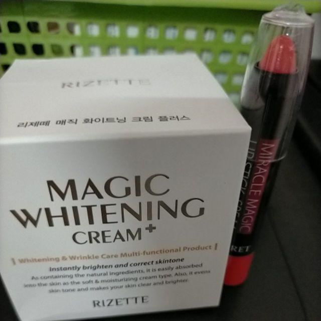 Rizette Magic Whitening Cream Plus (50g) | Shopee Malaysia