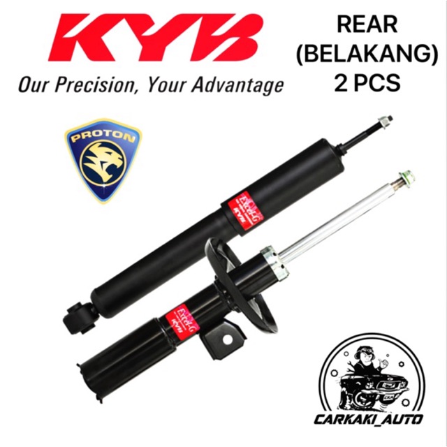 PROTON EXORA/ EXORA BOLD ~ REAR (2PCS) KAYABA SHOCK ABSORBER | Shopee Malaysia