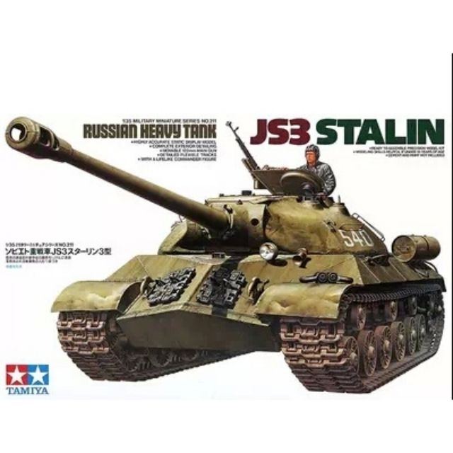 Russian Heavy Tank JS3 Stalin 1/35 Tamiya | Shopee Malaysia