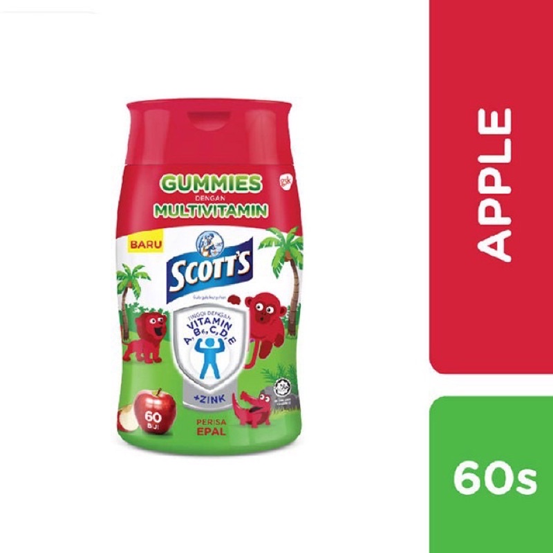 Scott's Gummies with Multivitamin - 1 x 15's / 60s | Shopee Malaysia