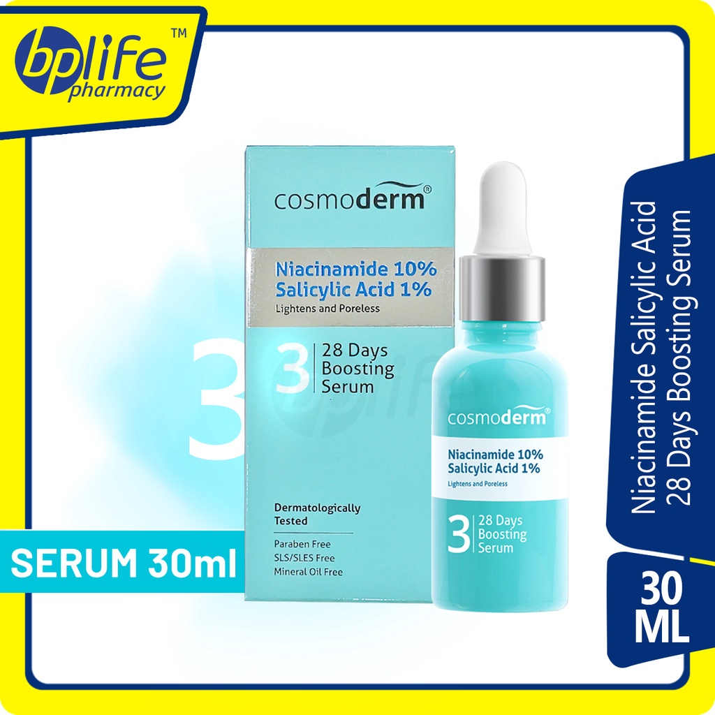 Cosmoderm Niacinamide Salicylic Acid 28 Days Boosting Serum 30ml ...