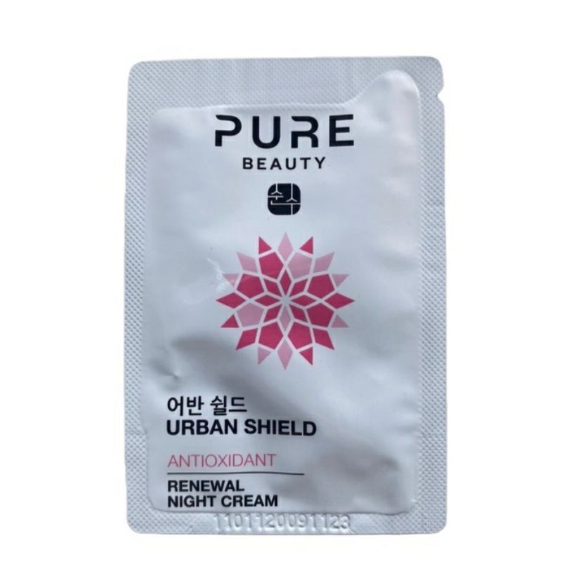 Pure Beauty Urban Shield Antioxidant Renewal Night Cream 3mL | Shopee ...