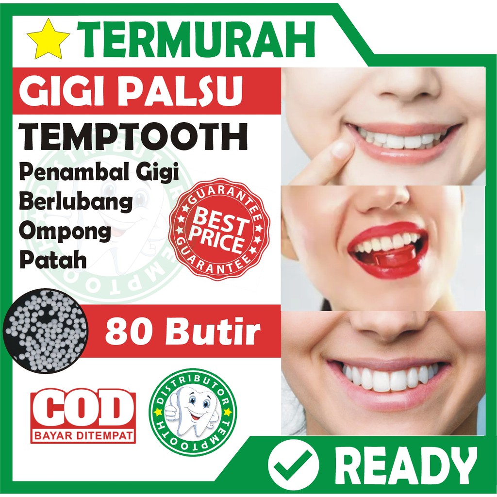Temptooth 80 Grain Original / Temtooth / Temporary Teeth / Tooth Repair ...