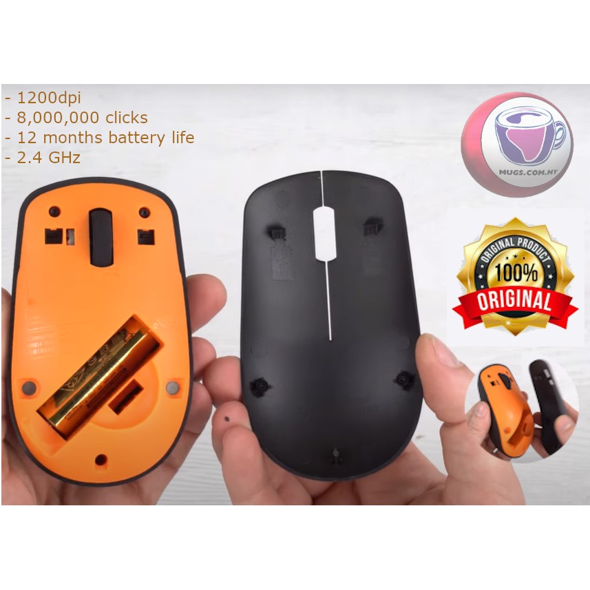 (Original, Best Quality: 8 millions clicks) Lenovo 400 Wireless Compact ...