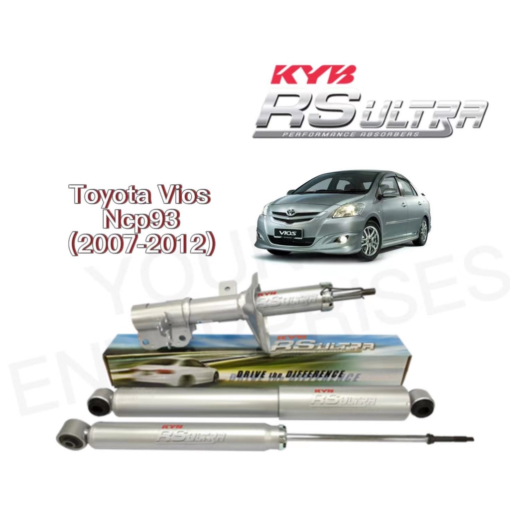 TOYOTA VIOS NCP93 KAYABA RS ULTRA HEAVY DUTY ABSORBER FRONT & REAR ABS FRT RR KYB | Shopee Malaysia