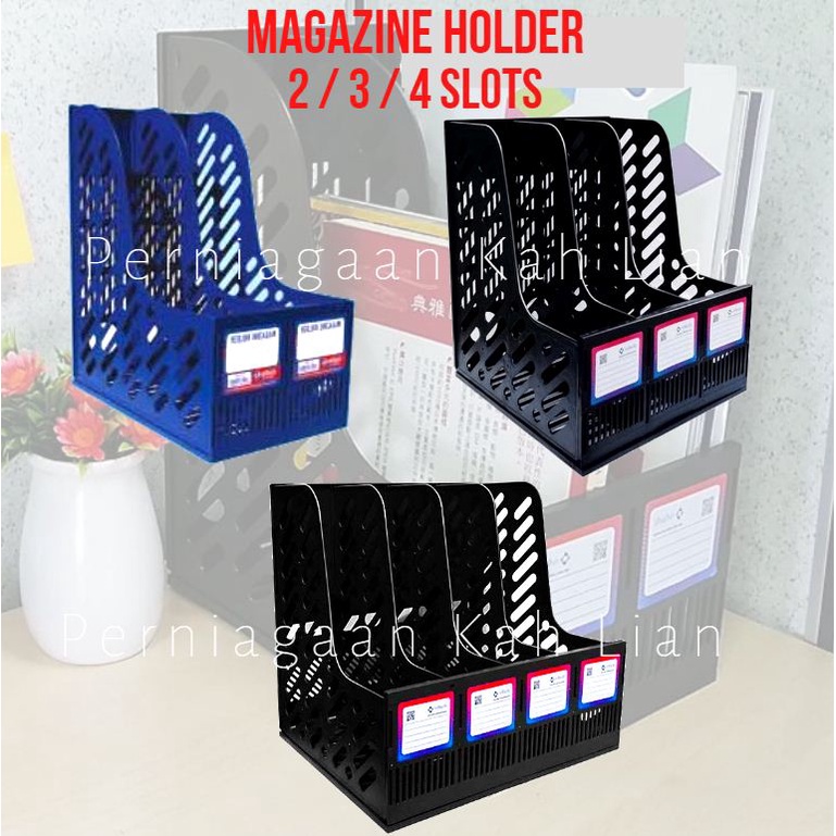 PP Magazine Holder Tray Books File Holder Stationary Office School ...
