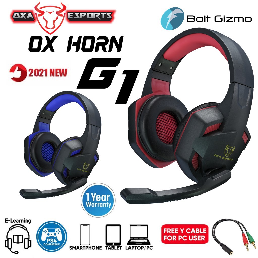 Oxa Esports OX HORN G1 Wired Gaming Headphone with Mic Microphone for ...