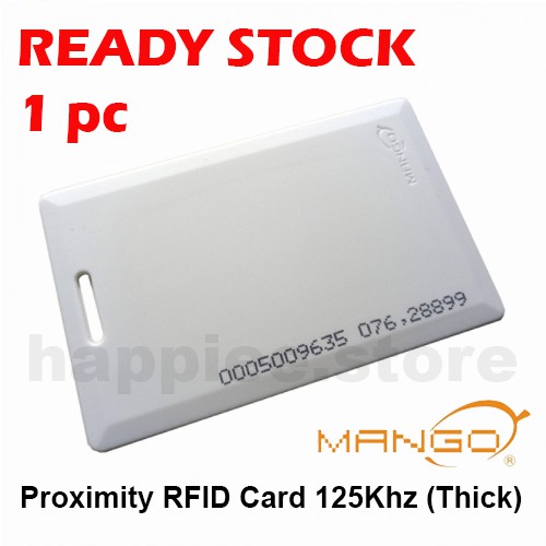Mango RFID Card - thick card - 125khz 1pcs - ready stock | Shopee Malaysia