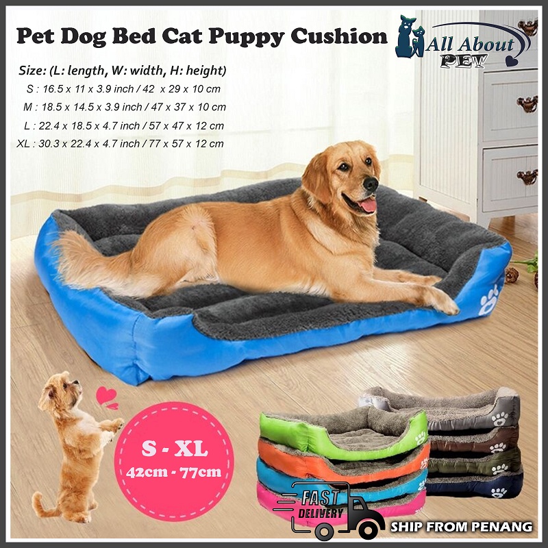 Large Dog Bed Puppy Cats Beds Multicolor Soft Waterproof Pets Sleeping ...