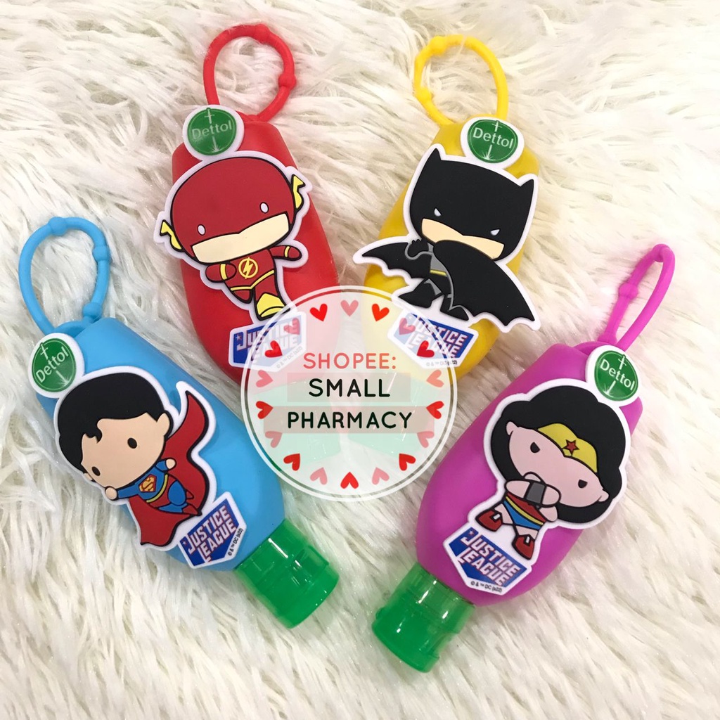 Dettol Justice League DC Comics Superheroes Hand Sanitizer 50ml - Bag ...