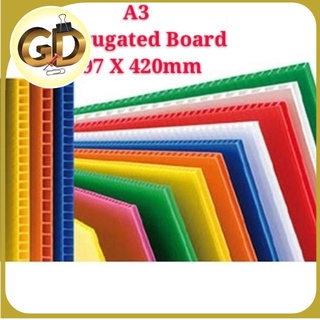 A3 Corrugated Board/ Polyplast Board/PP Straw Board/Plastic Board 3mm ...