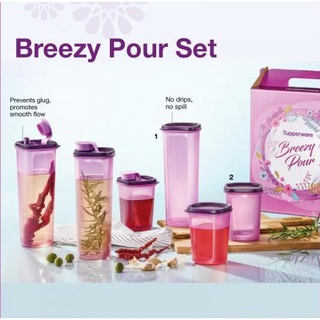 Tupperware Breezy Pour Set Smart Saver Round Set | Shopee Malaysia