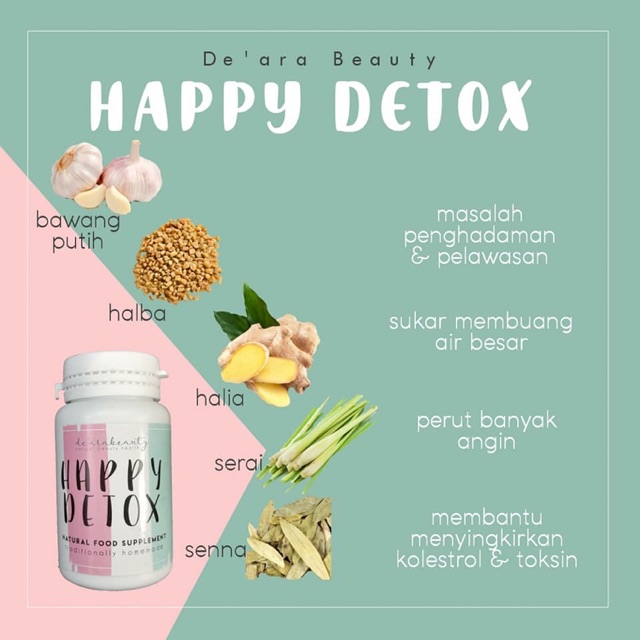 Happy Detox by De'Ara Beauty | Shopee Malaysia